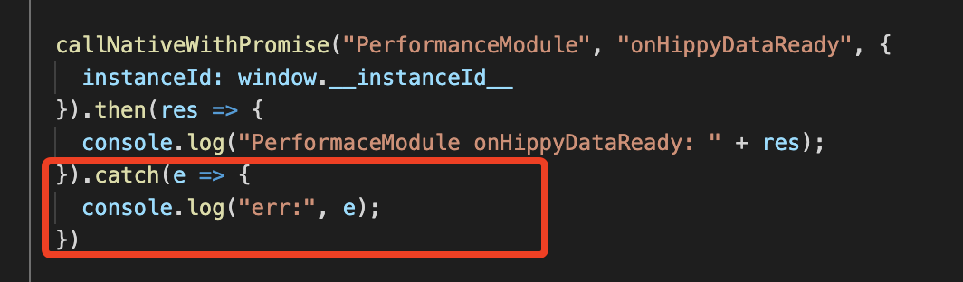 [Bug Report] callNativeWithPromise cannot catch the exception in iOS mode · Issue #234 · Tencent ...