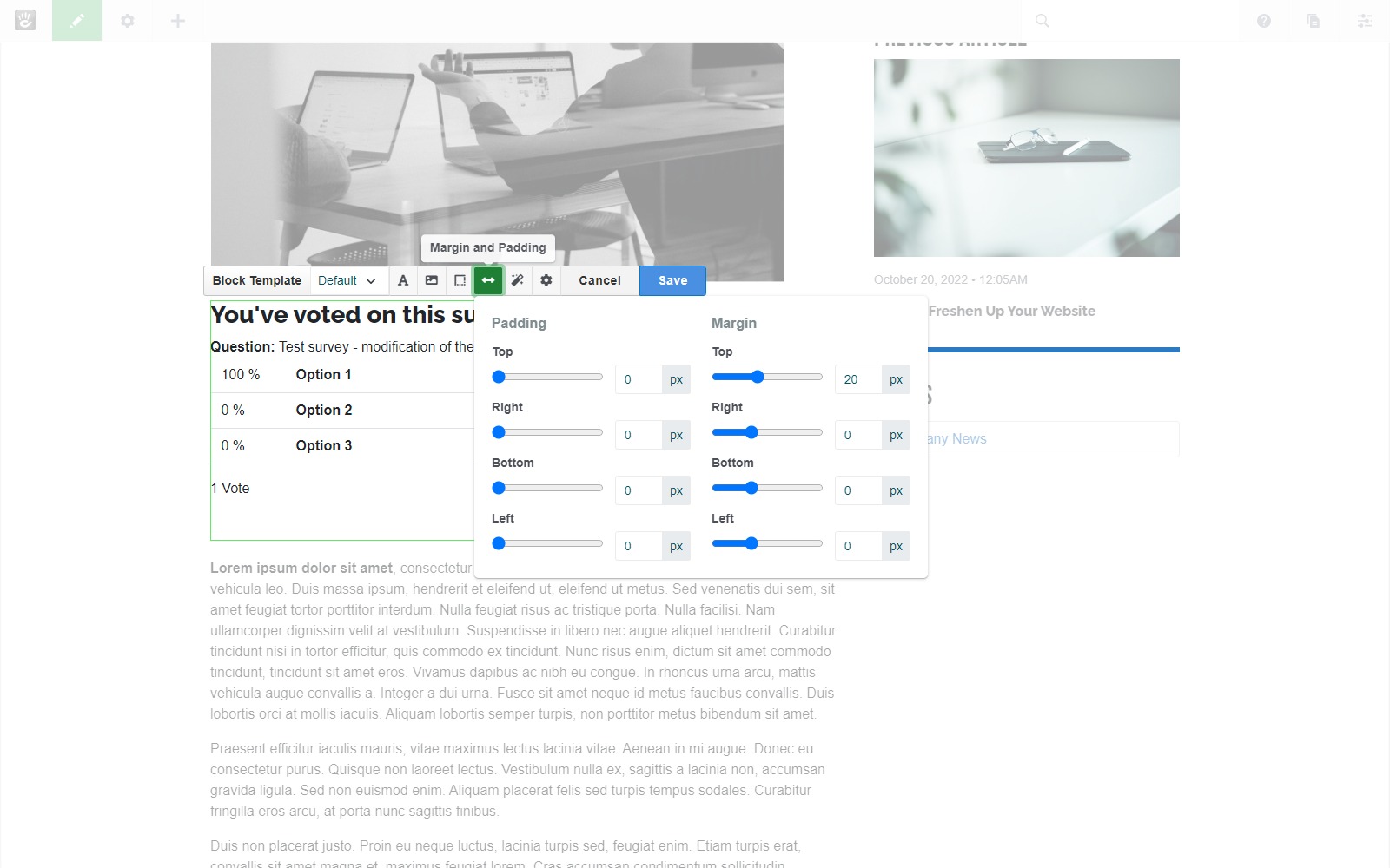 Survey - error - unclear representation of results in reports and beware - you could lose it all ...
