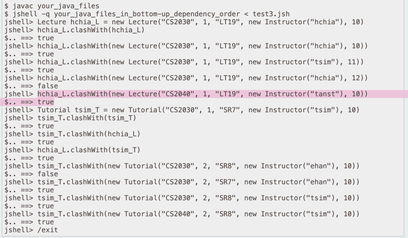PE1 clashWith() · Issue #159 · nus-cs2030/2021-s1 · GitHub