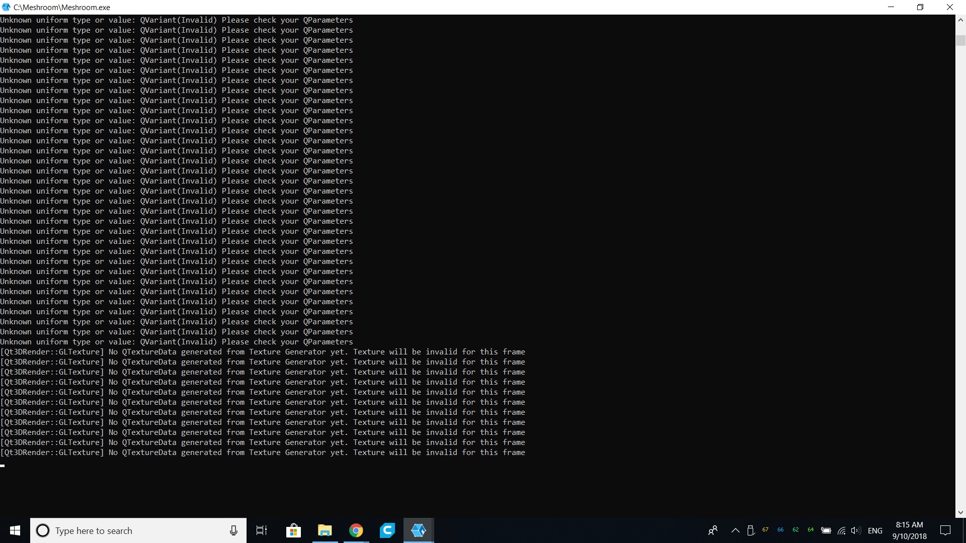 Invalid texture reference/ Invalid device function .. DepthMap Win10 Pointcloud good mesh broken ...