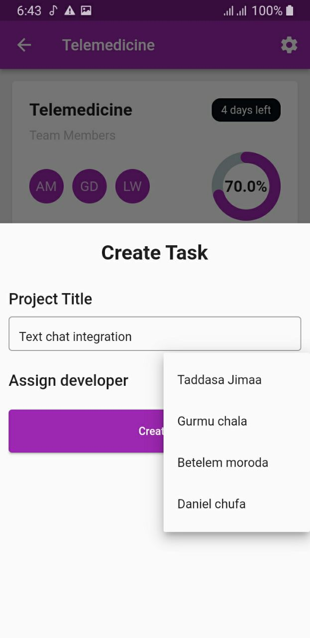 Github Hirpha Task Manager