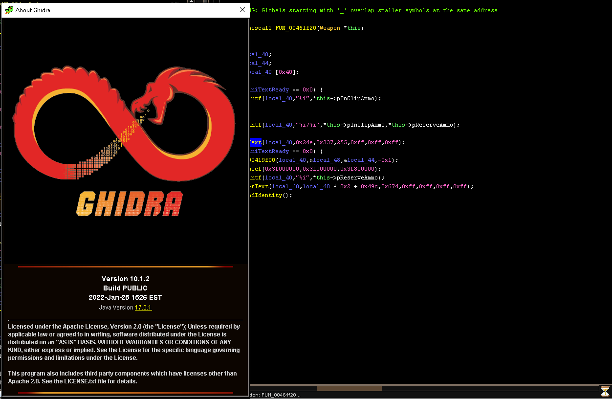 Decompiling Function Never End · Issue 4121 · Nationalsecurityagencyghidra · Github 