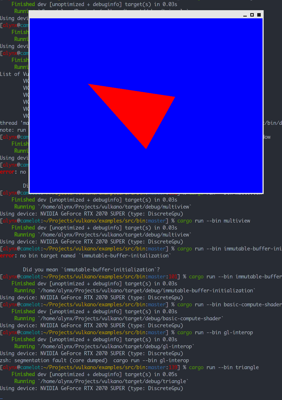 Cannot work on nvidia wayland ,at least for your examples · Issue #1780 · vulkano-rs/vulkano ...