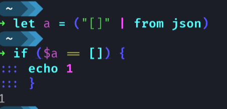 Bettery Display of Empty list · Issue #7444 · nushell/nushell · GitHub