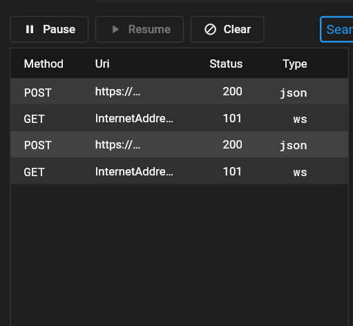 Reason of the WebSocket get request after http request · Issue #1157 · cfug/dio · GitHub