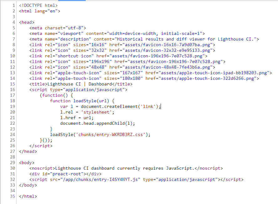 CSS chunk is served with incorrect Content-Type header · Issue #875 · GoogleChrome/lighthouse-ci ...