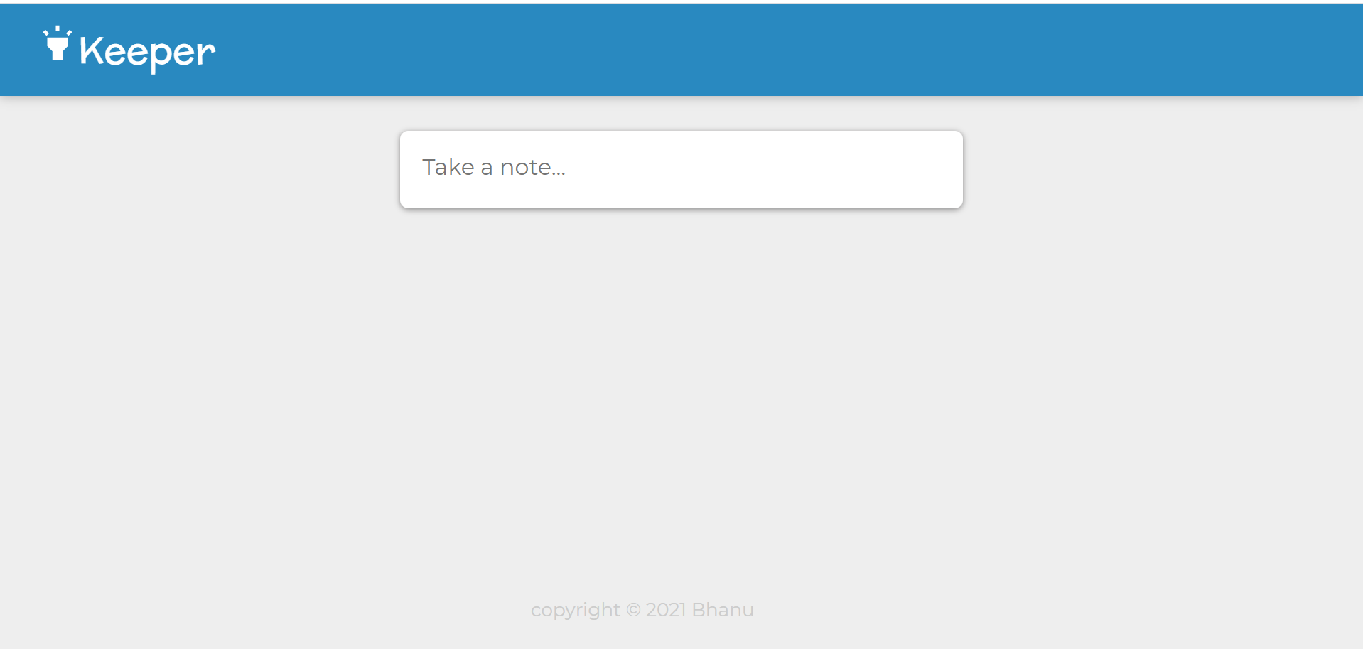 GitHub - bhanureddy2105/Keeper-App