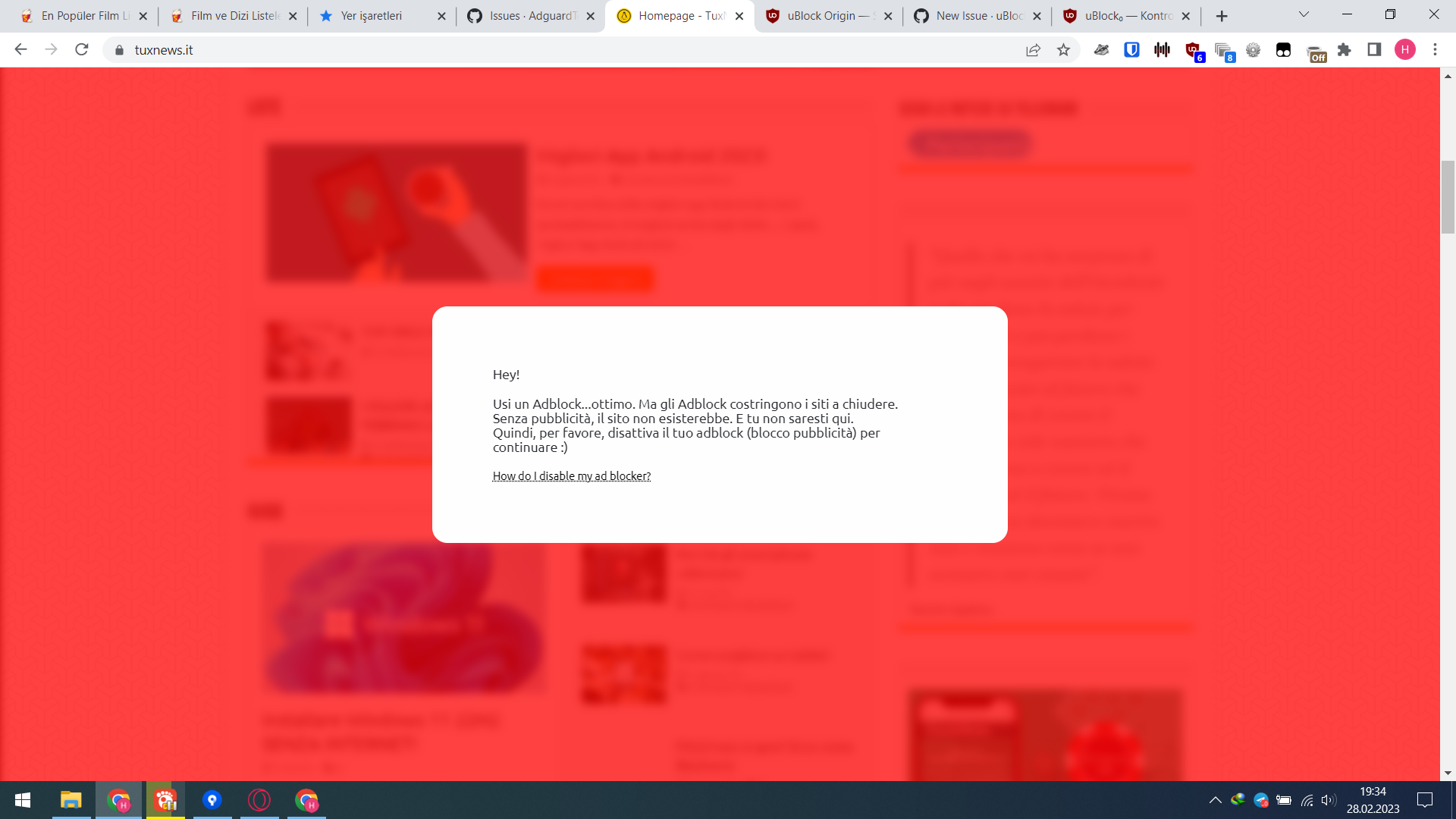 tuxnews.it: detection · Issue #16982 · uBlockOrigin/uAssets · GitHub