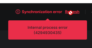 Synchronization error · Issue #3812 · LedgerHQ/ledger-live-desktop · GitHub