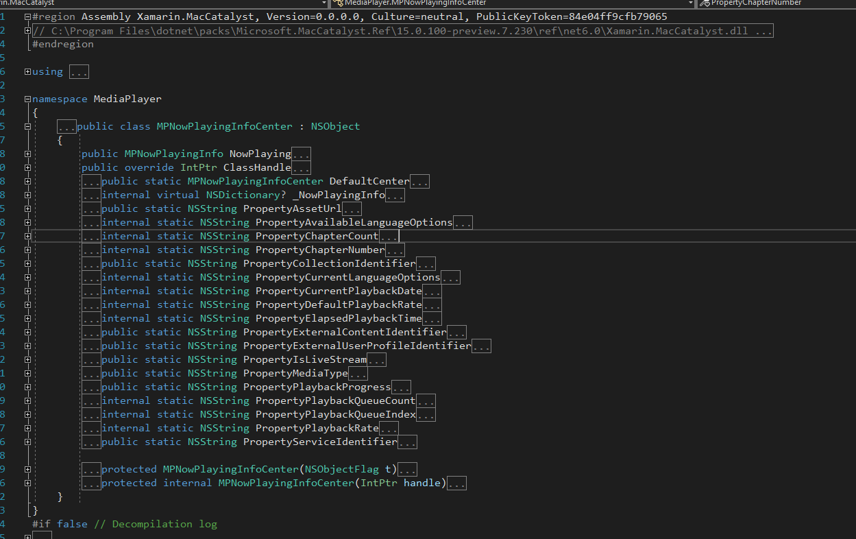 [Bug] MPNowPlayingInfoCenter.default.playbackState not mapped · Issue #2429 · dotnet/maui · GitHub