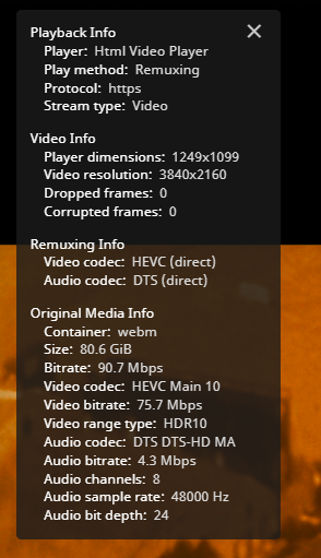 Issue Video Transcoding Occurring When Only Audio Needs Transcoding Disabling Video