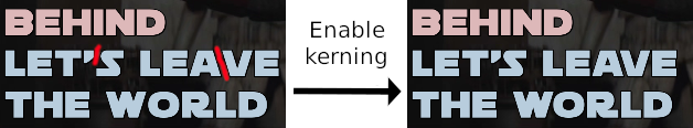 Enable font kerning by default · Issue #164 · Aegisub/Aegisub · GitHub