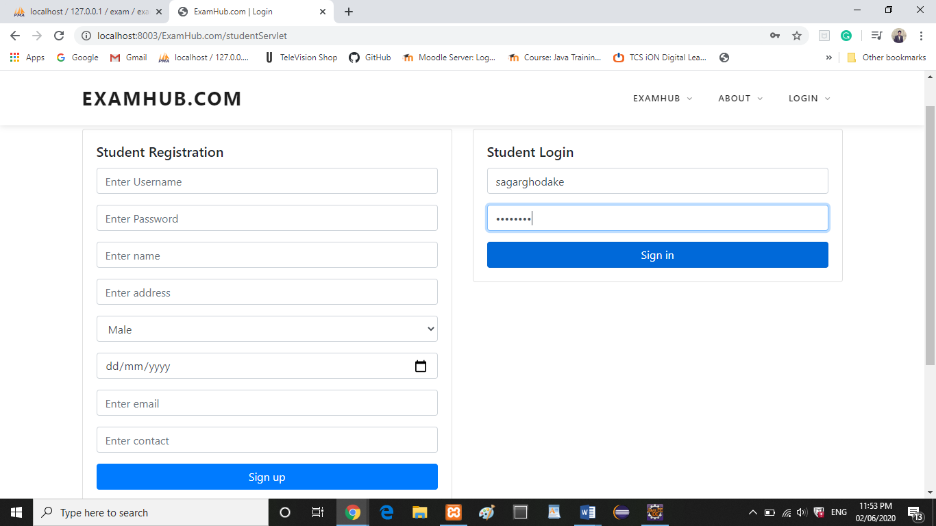 GitHub - sagarghodake/ExamHub.com: ExamHub.com an Online Examination ...