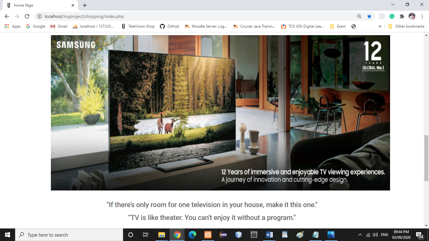 GitHub - sagarghodake/TeleVision: TeleVision an Electronic E-Commerce Shop Website