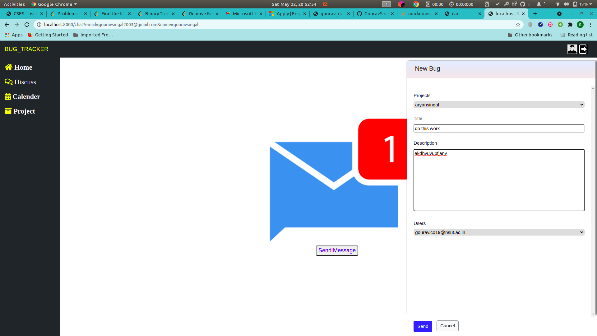 GitHub - GouravSingal-code/bug-tracker: BugTrackingSystem
