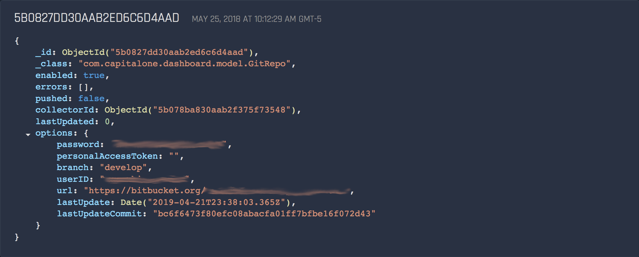 Unable to start bitbucket collector ERROR o.s.s.s.TaskUtils$LoggingErrorHandler - Unexpected ...