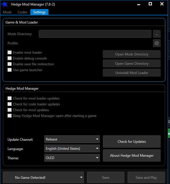 Hedge Mod Manager does not detect any games or allow me to do anything with it. · Issue #487 ...