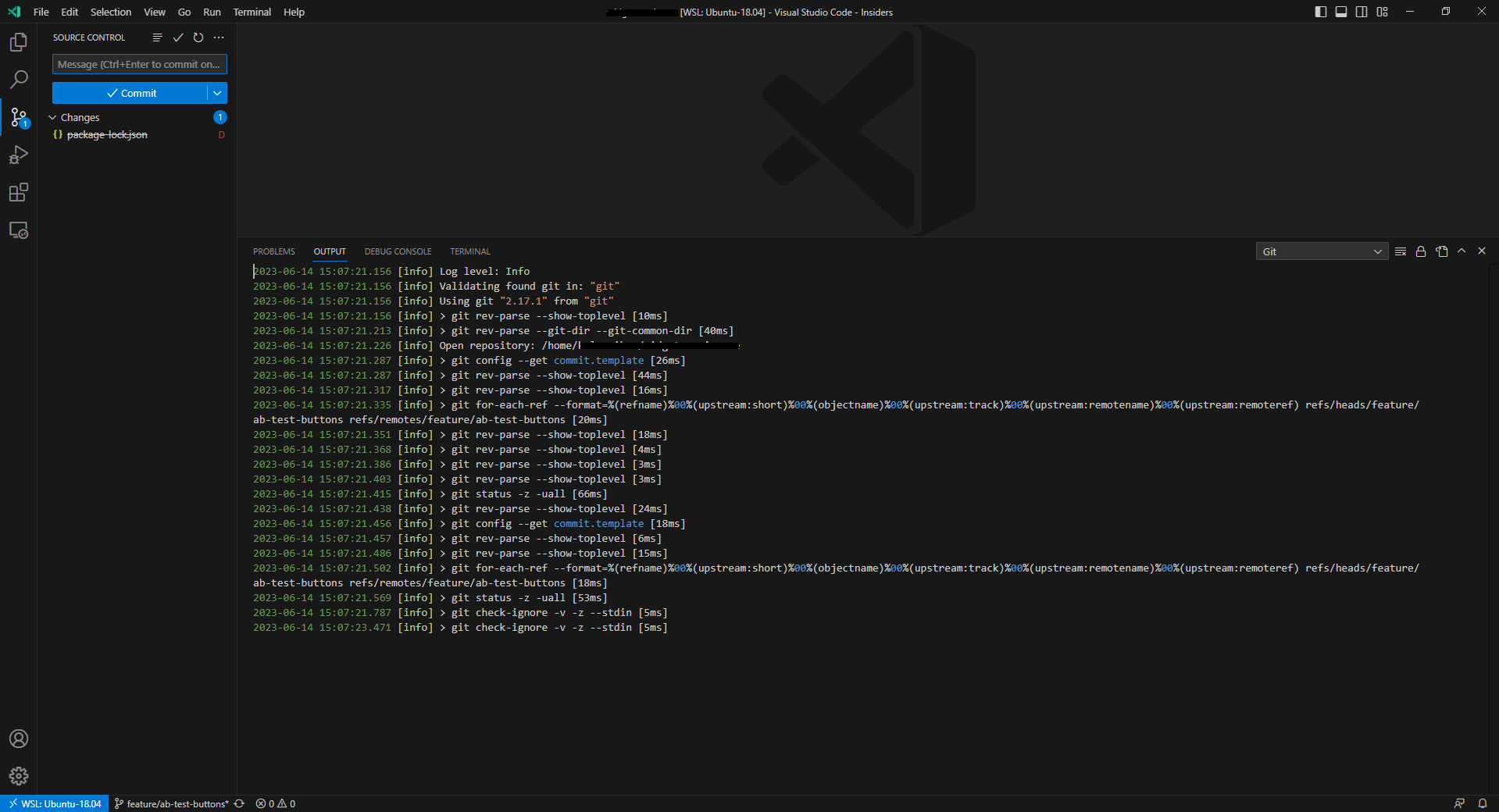 git: refresh button get error · Issue #184718 · microsoft/vscode · GitHub