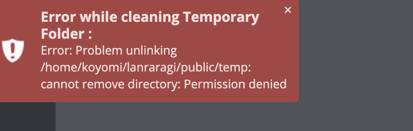 [Bug] cannot remove directory: Permission denied · Issue #354 · Difegue/LANraragi · GitHub