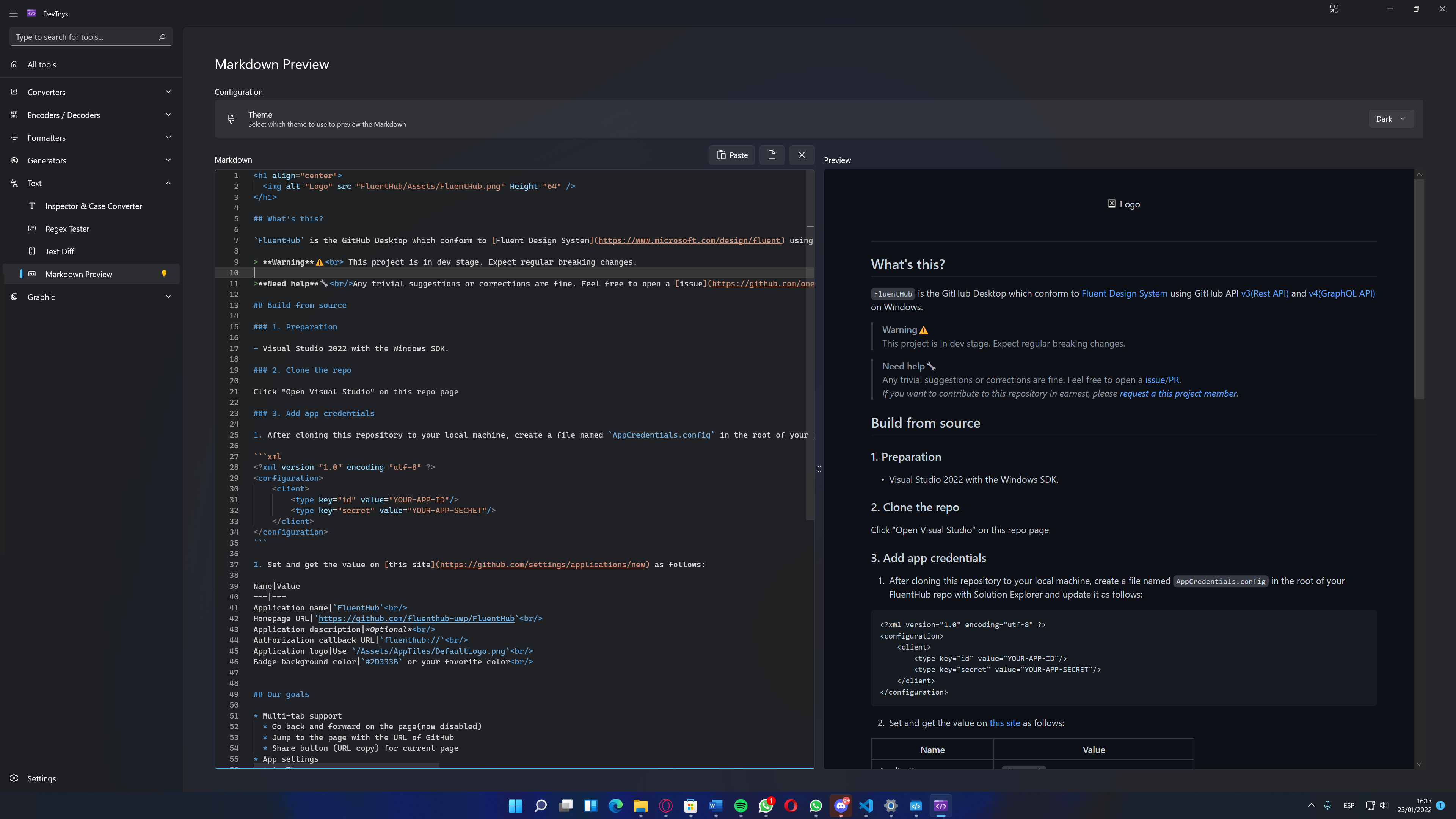 Use DiffPlex.UWP for displaying commit diff · Issue #10 · 0x5bfa/FluentHub · GitHub