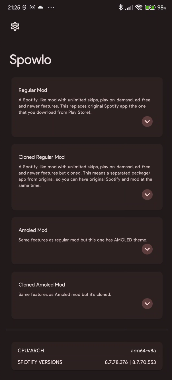 GitHub - BobbyESP/Spowlo: A Spotify Mod downloader and manager using the xManager API made with ...
