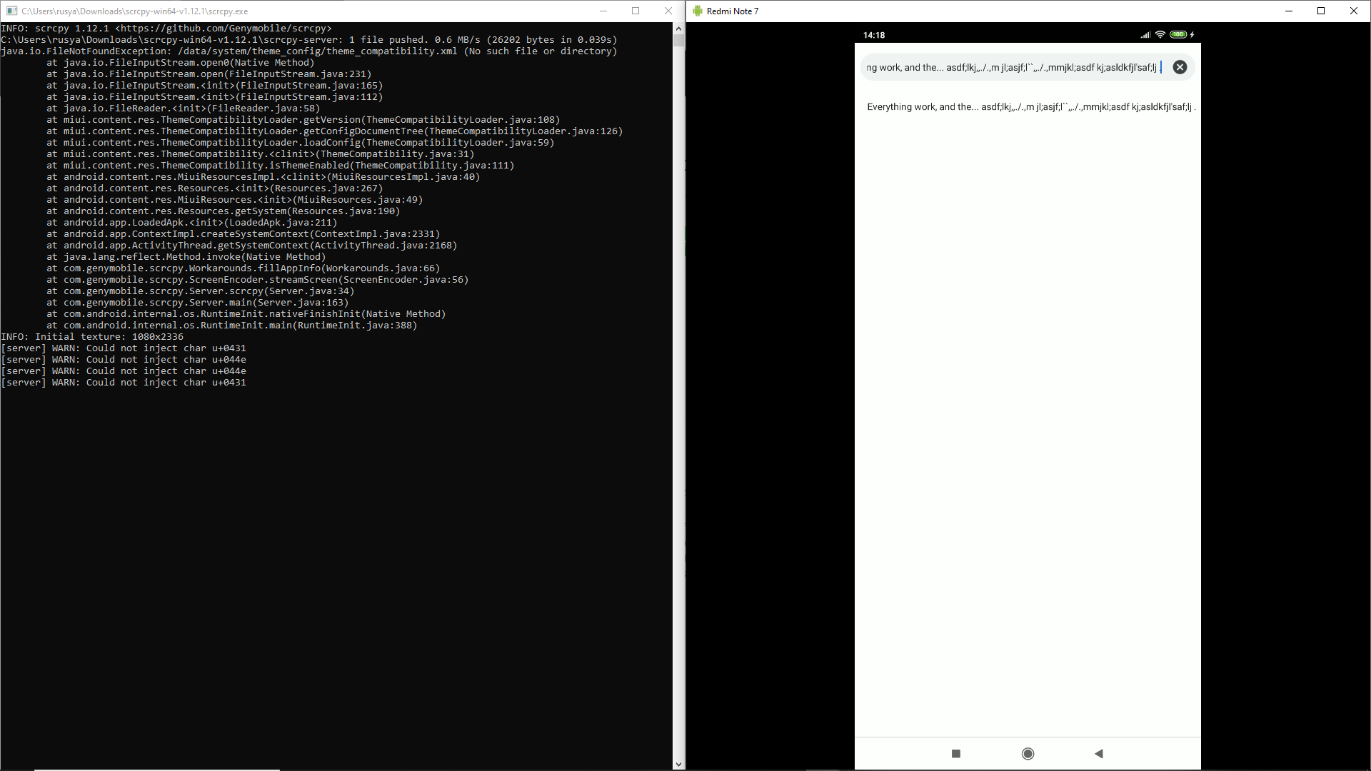 Problems With Keyboard Input · Issue 1122 · Genymobile Scrcpy · Github