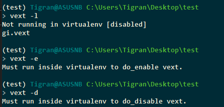 Vext doesn't see my virtualenv (also misprint in the description) · Issue #80 · vext-python/vext ...