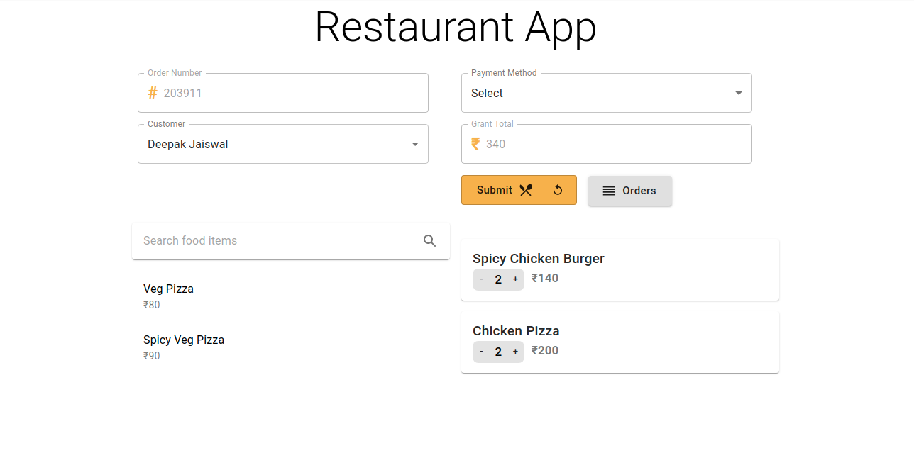 GitHub - dilipksahu/Mern-Stack-Restaurant-App