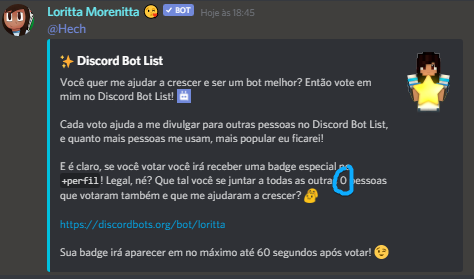 The upvote command · Issue #2151 · LorittaBot/Loritta · GitHub