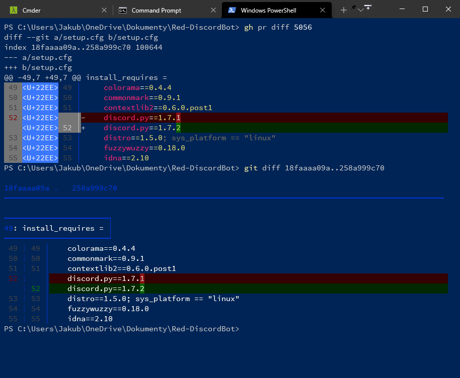 `gh pr diff` returns broken output when using `delta` pager on Windows · Issue #3703 · cli/cli ...