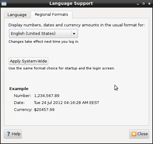 Separate Locale Setting Into Separate Regional Formatting And Language Settings · Issue 3588