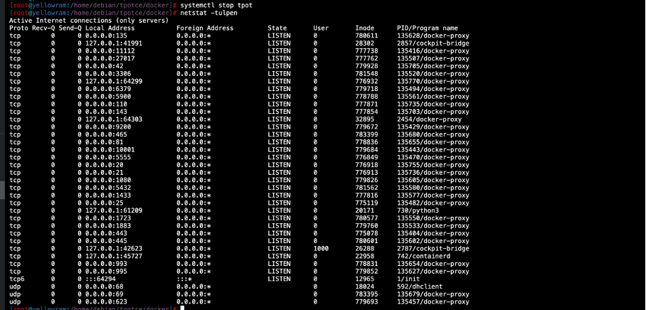 Cannot Start tpot after update · Issue #1191 · telekom-security/tpotce · GitHub