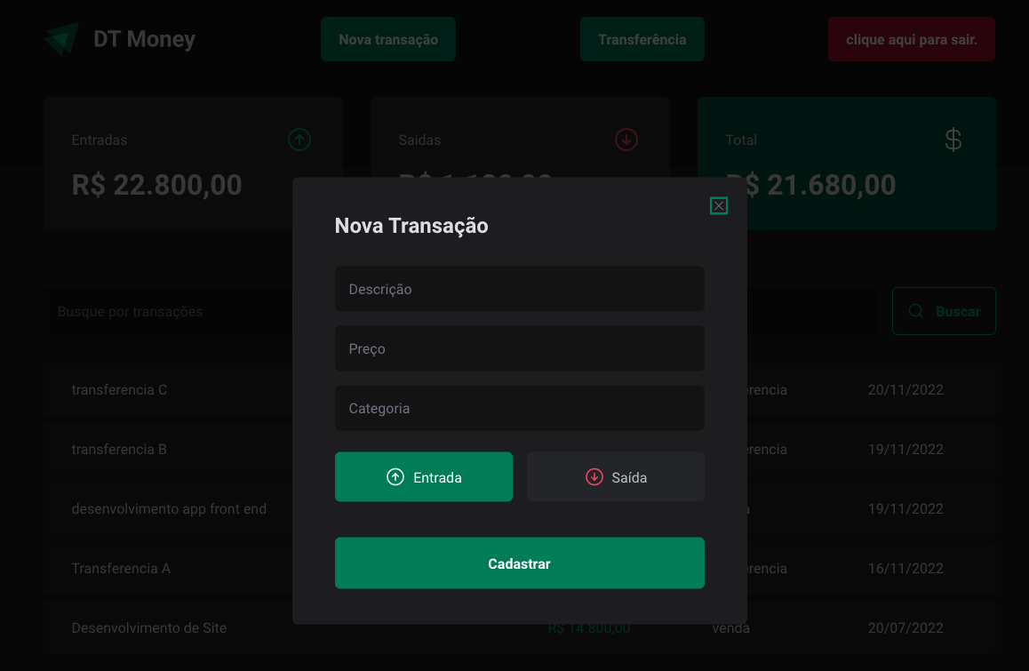 GitHub - vicentepaiva/dtmoneywithapi