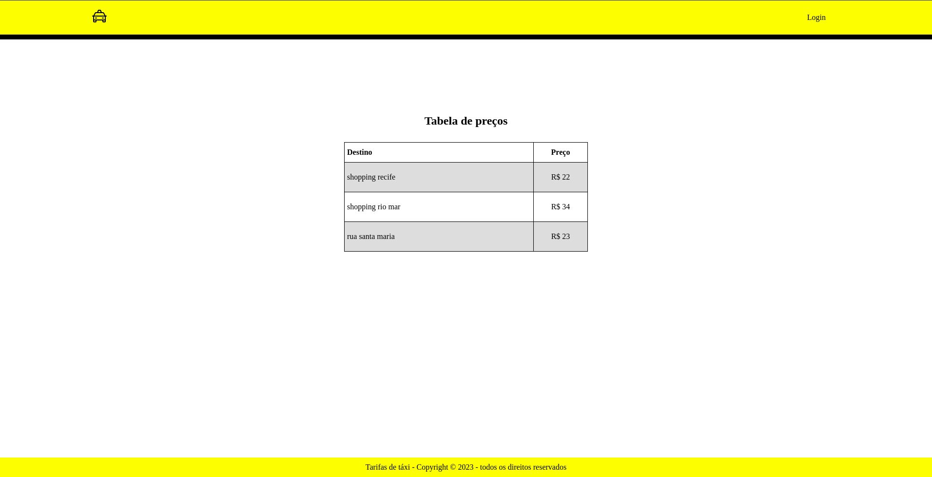 GitHub - Julio-Norberto/tarifas-de-taxi: Esse projeto se trata de um sistema web feito com React ...