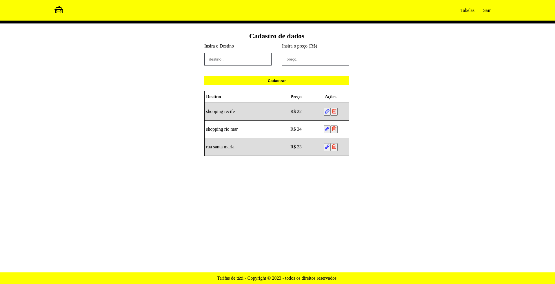 GitHub - Julio-Norberto/tarifas-de-taxi: Esse projeto se trata de um sistema web feito com React ...