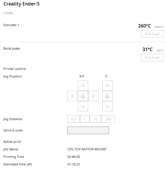 Jog X,Y,Z with Ender-5 · Issue #11040 · prusa3d/PrusaSlicer · GitHub