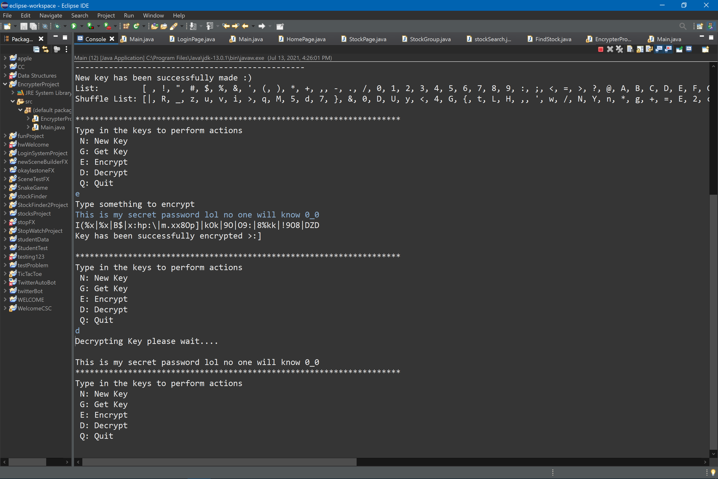 GitHub - spazken/EncryptionProject: I program that Encrypts the User's ...