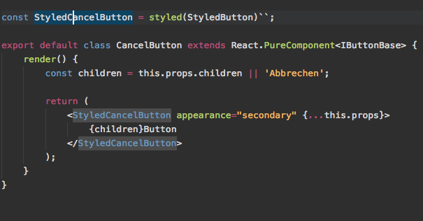 JSX: Highlight tag-definition when selecting usage · Issue #31201 ...