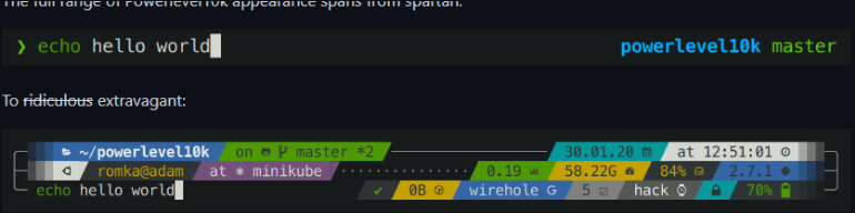 graph configuration · Issue #1955 · romkatv/powerlevel10k · GitHub
