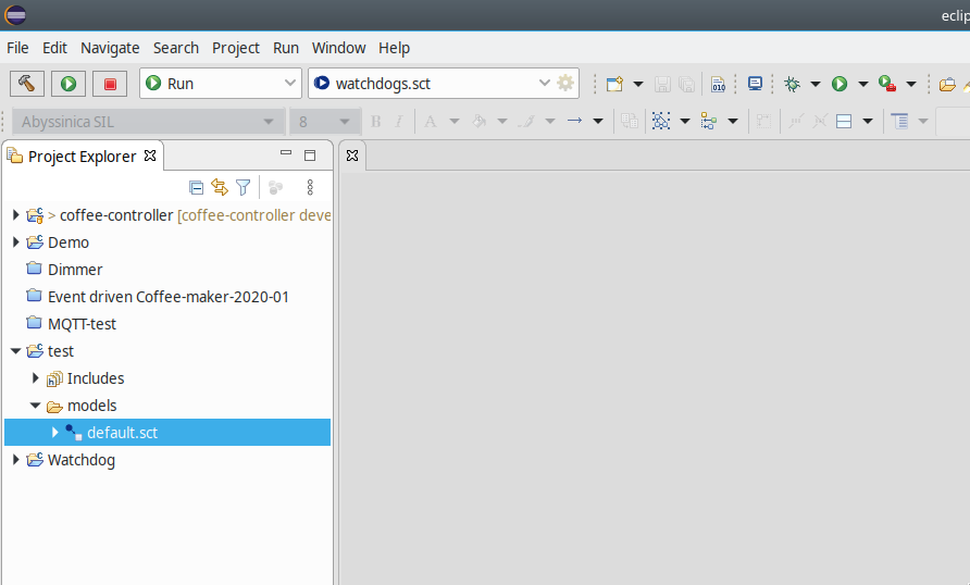 New SCT model doesn't show in editor · Issue #3018 · itemisCREATE/statecharts · GitHub