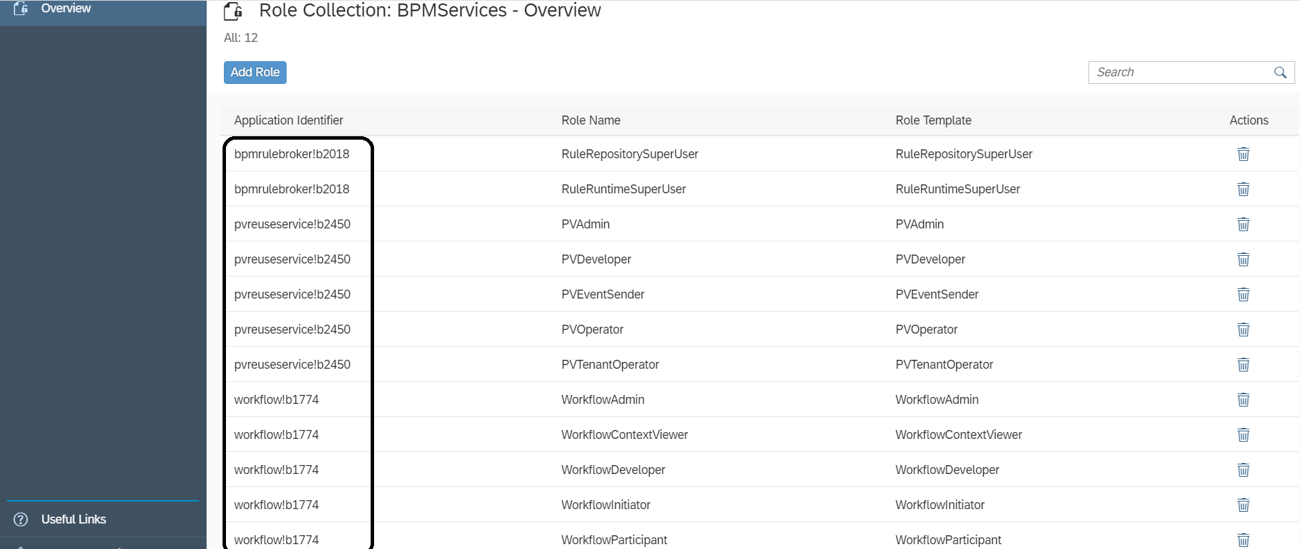 Mismatch in the "Application Identifier" name for the tutorial "Set Up ...