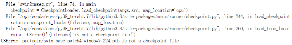 关于pretrain转换问题 · Issue #1081 · open-mmlab/mmsegmentation · GitHub
