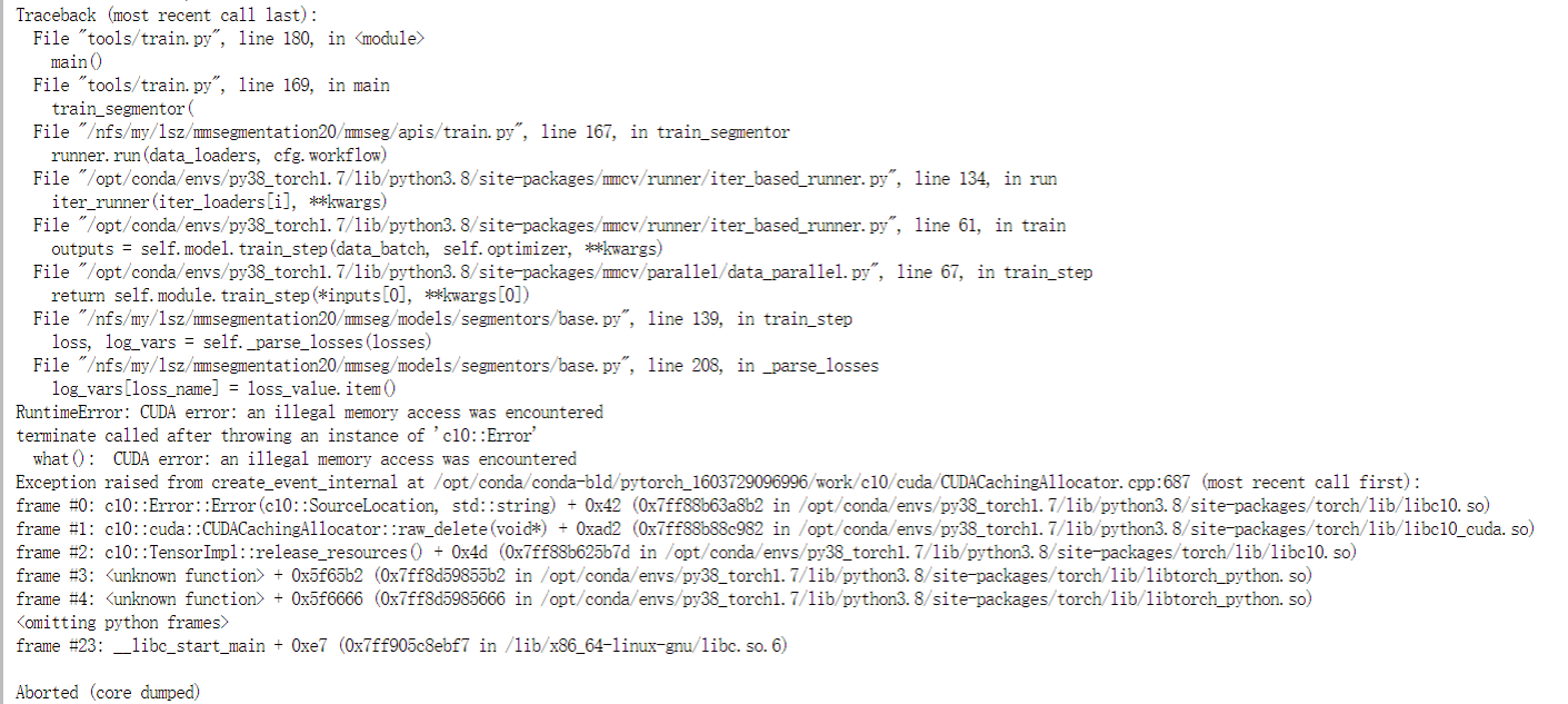 errors in SETR pretrain · Issue #1223 · open-mmlab/mmsegmentation · GitHub
