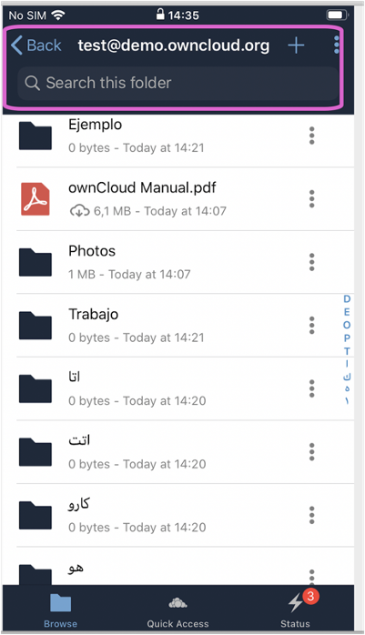 [FEATURE REQUEST] Move sort menu from toolbar to files view · Issue #2848 · owncloud/android ...
