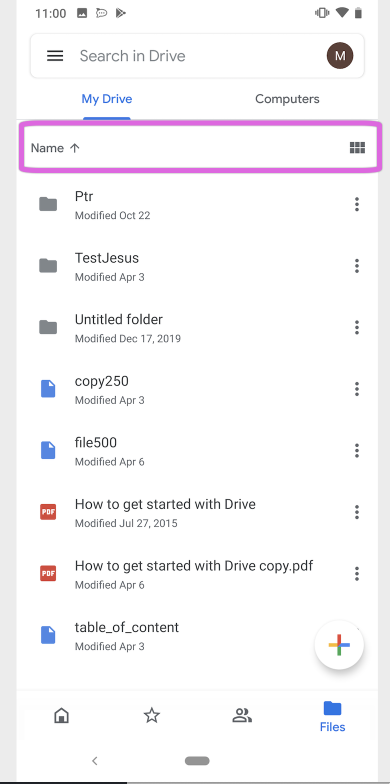 [FEATURE REQUEST] Move sort menu from toolbar to files view · Issue #2848 · owncloud/android ...