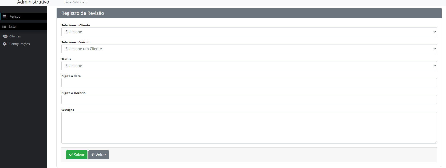 GitHub - lucasvns/GerenciamentoDeRevisoesAutomotivas-PHP