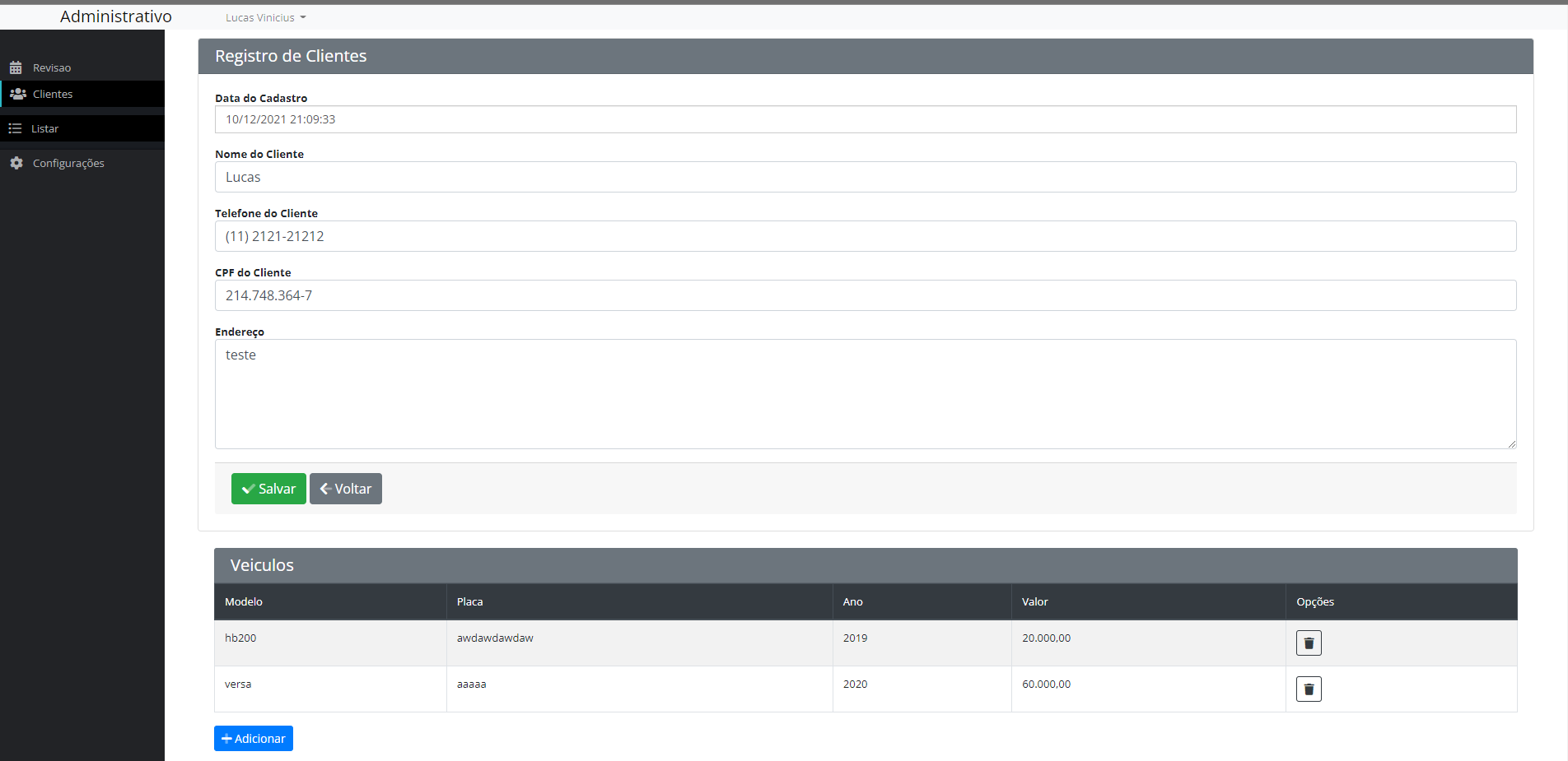 GitHub - lucasvns/GerenciamentoDeRevisoesAutomotivas-PHP