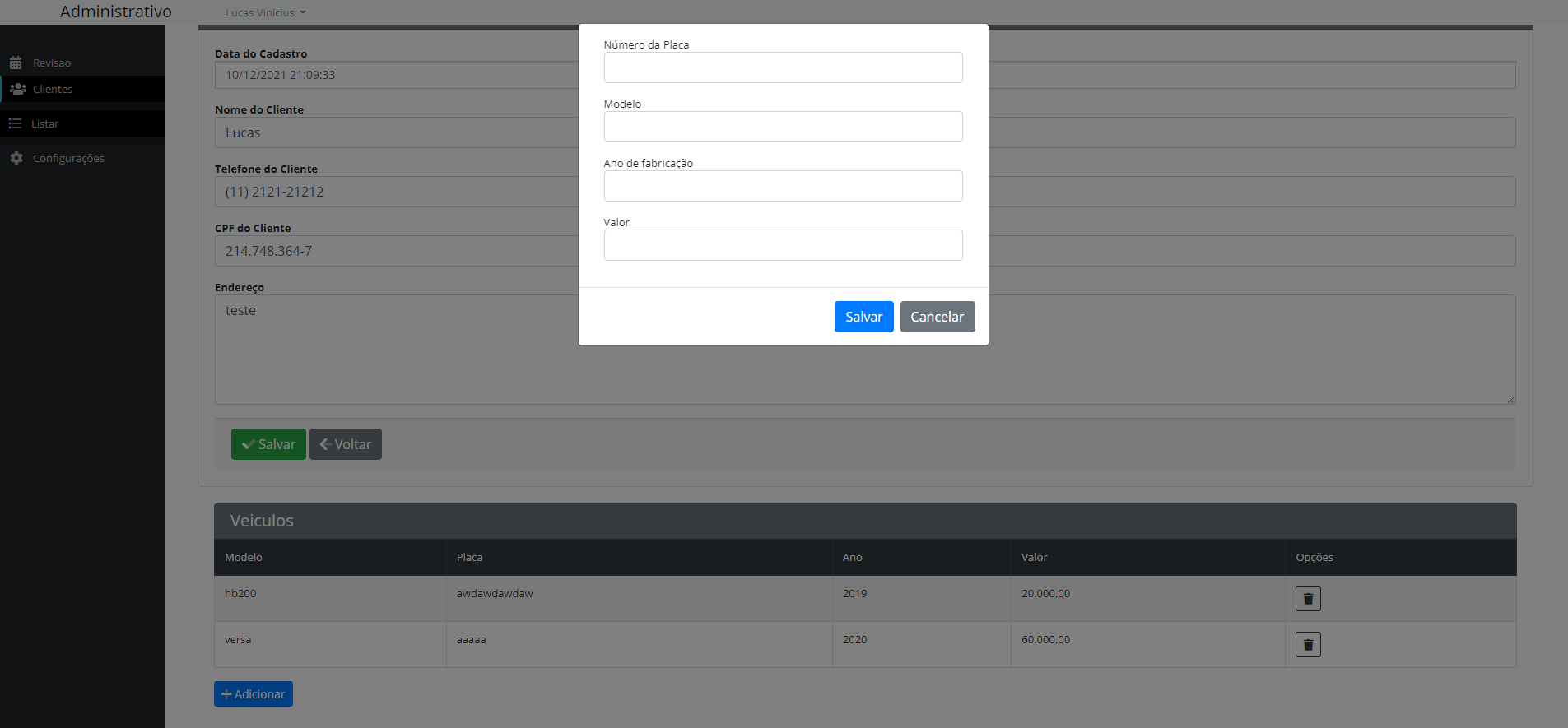 GitHub - lucasvns/GerenciamentoDeRevisoesAutomotivas-PHP