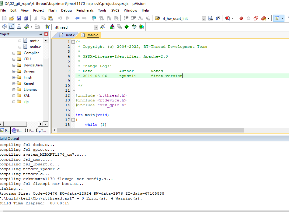 rt1170 bsp编译通不过 · Issue #6173 · RT-Thread/rt-thread · GitHub