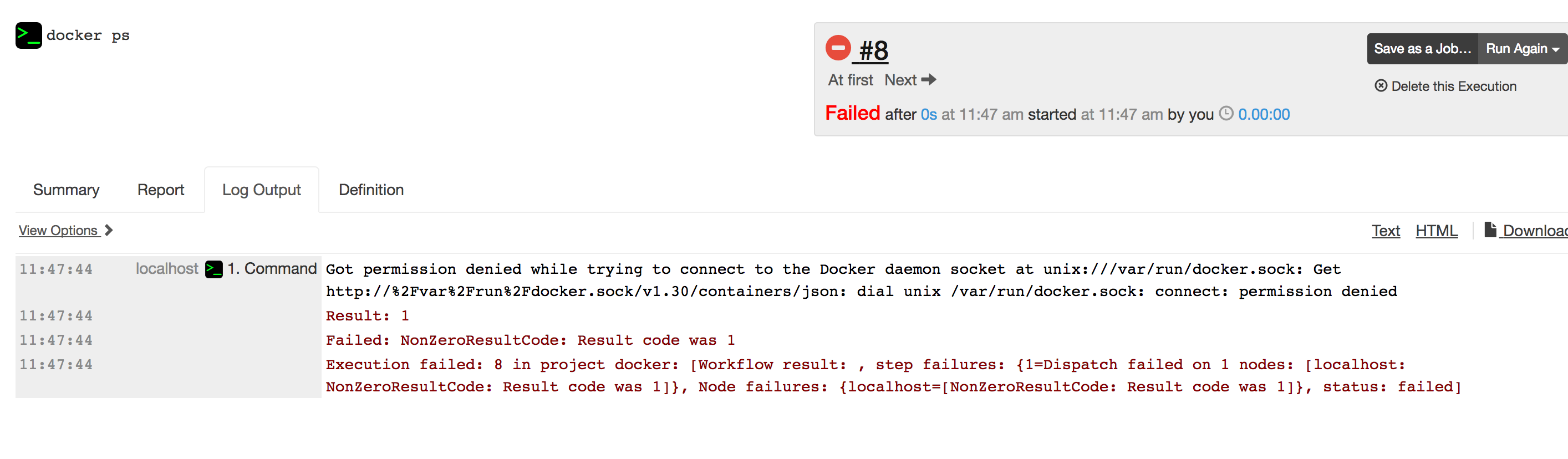 Run Docker In Rundeck Docker · Issue 3 · Rundeck Pluginsdocker · Github
